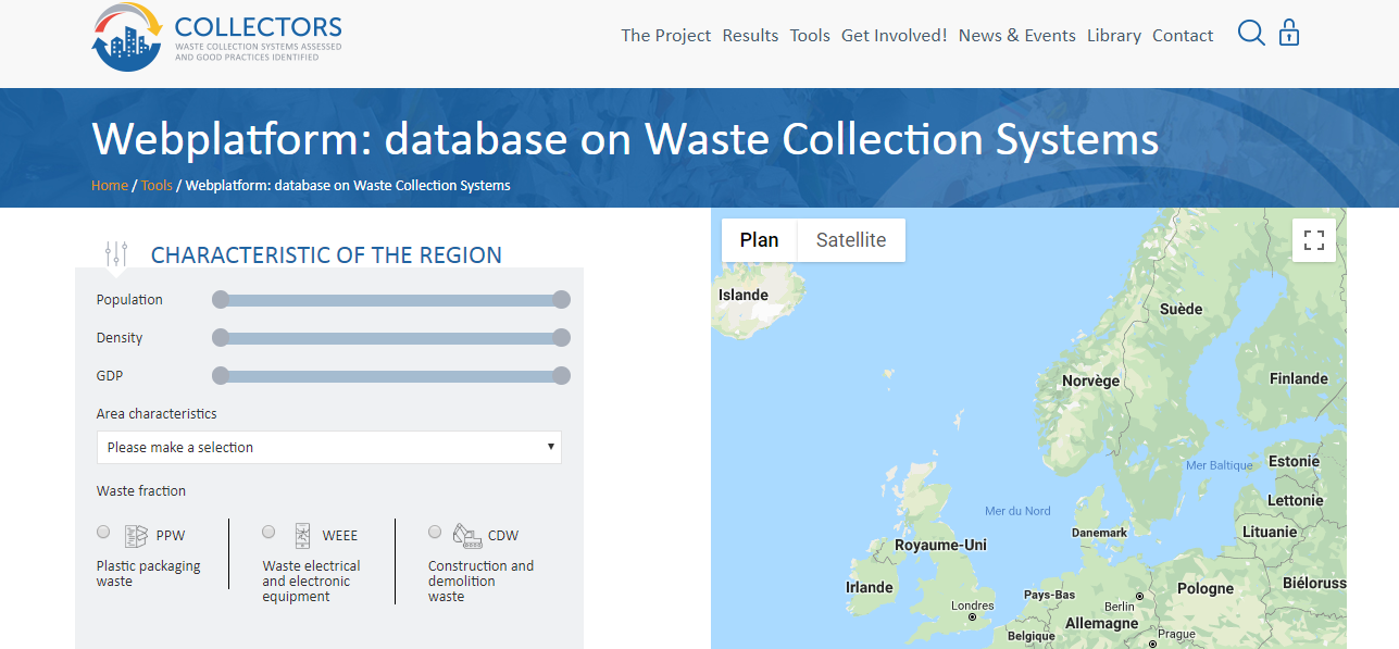 The COLLECTORS web platform and waste library are now online » Collectors